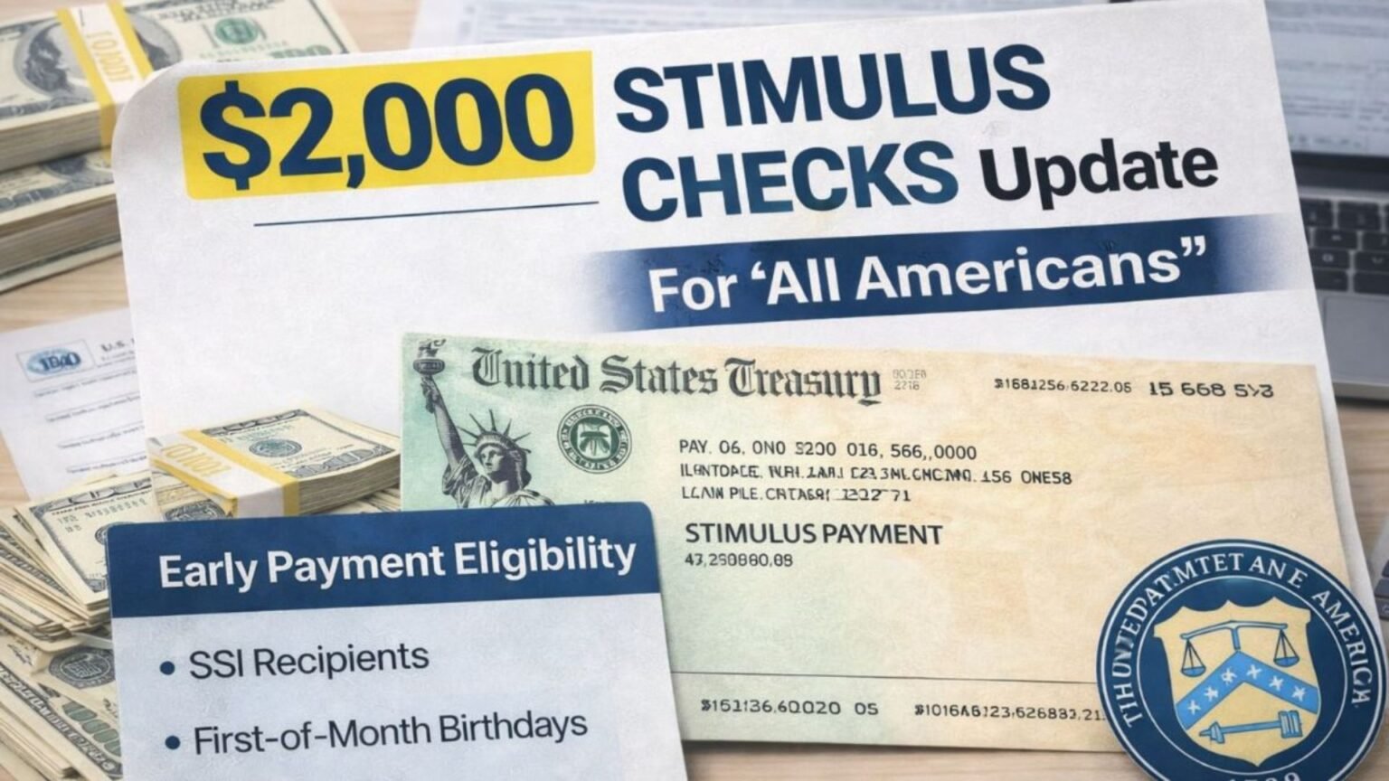 $2,000 Stimulus Checks in 2026: Latest Update for All Americans - UPS NEWS